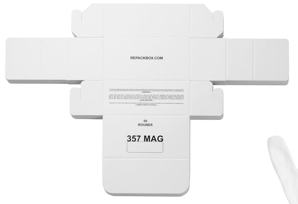 REPACKBOX - 3 Sample Boxes: 9 Pistol Calibers - Holds 50 Rounds