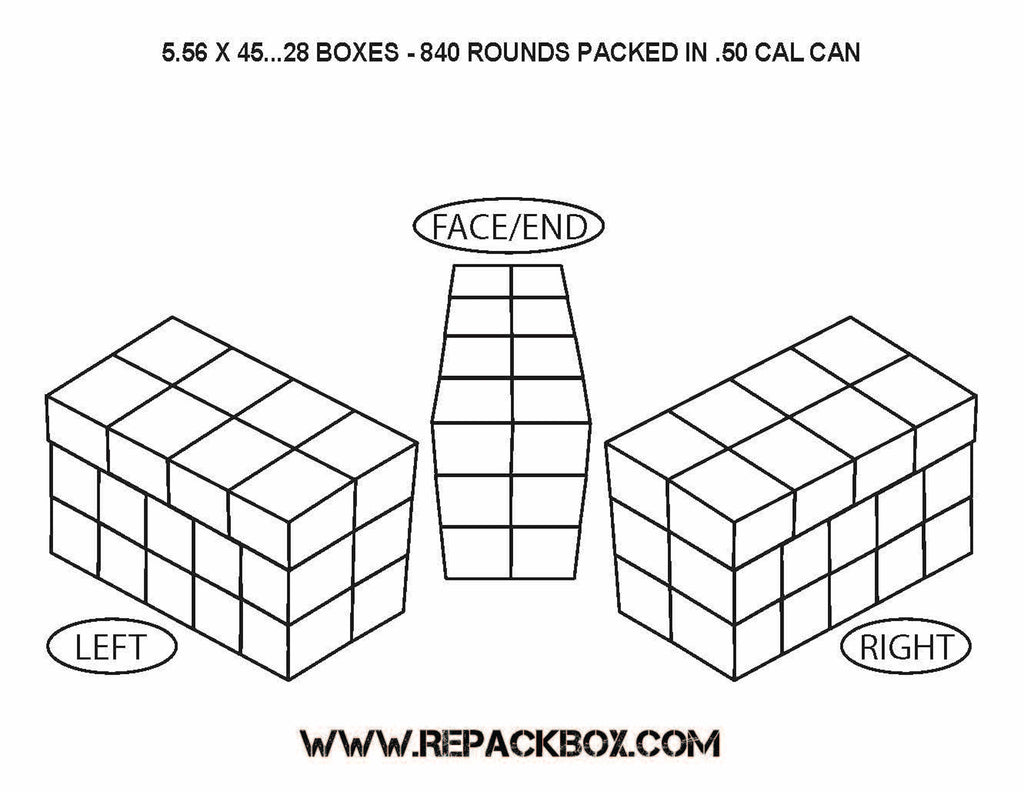 3 Sample Boxes: 5.56 X 45 – REPACKBOX