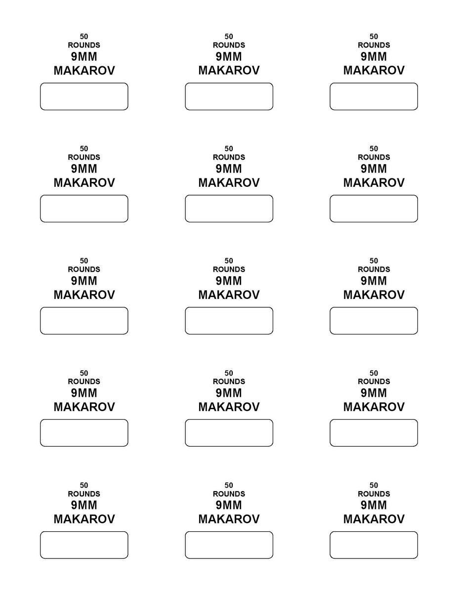 Labels: 9MM Makarov – REPACKBOX