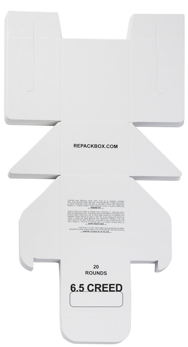 3 Sample Boxes: 6.5 CREEDMOOR – REPACKBOX